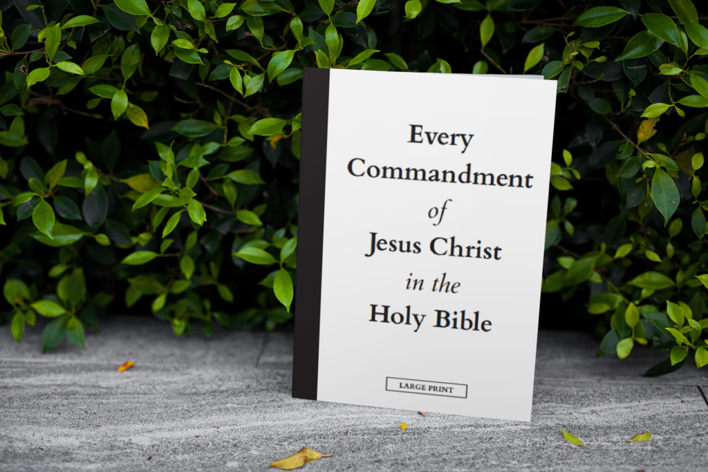 Every Commandment of Jesus Christ in the Holy Bible (Large Print ...